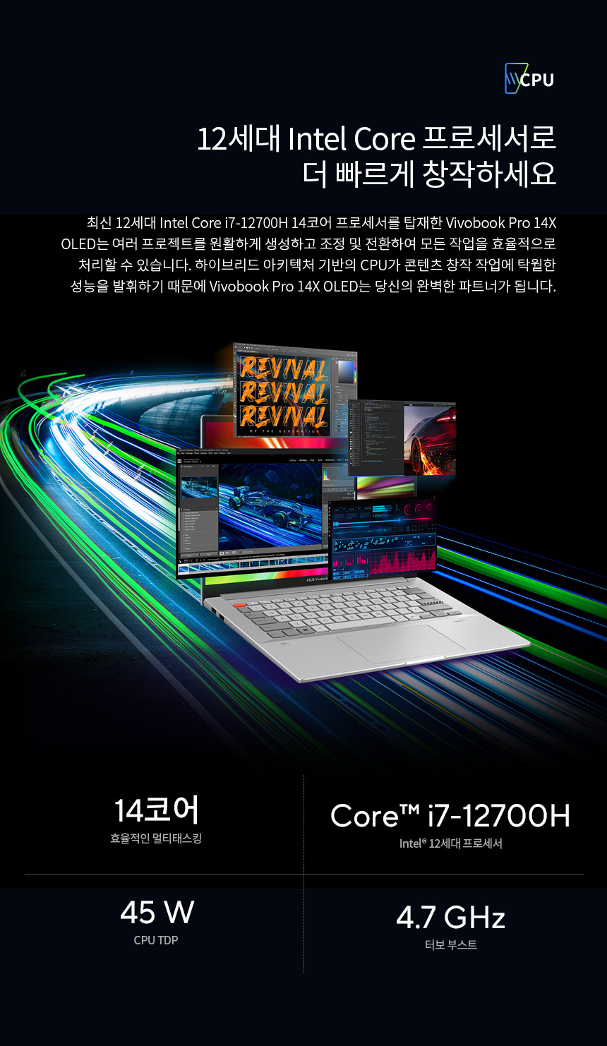 아수스 | ASUS VivoBook PRO 노트북 A-N7401ZE-12739, 인텔 12세대 | 갤러리아몰